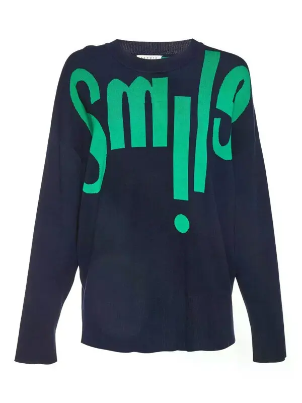 Sandro Intarsia-knit Sweater