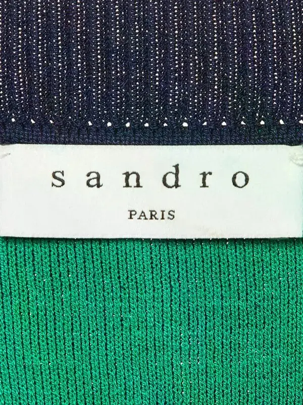 Sandro Intarsia-knit Sweater