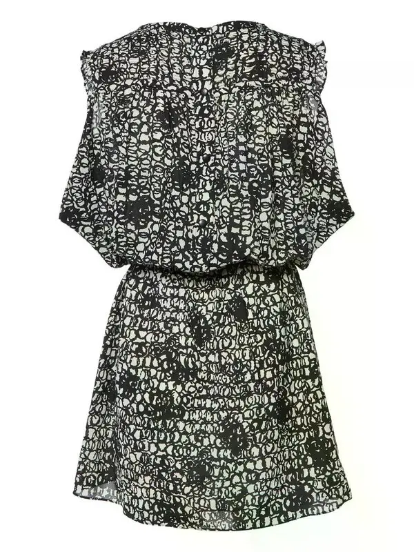 Balenciaga Abstract-print Dress