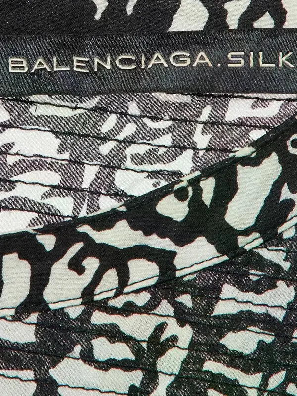 Balenciaga Abstract-print Dress