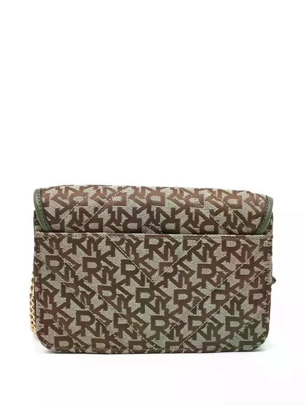 Dkny Monogram Leather Cross Body Bag