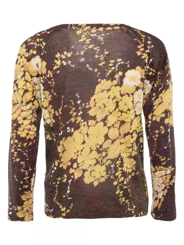Max Mara Floral-patterned Jumper