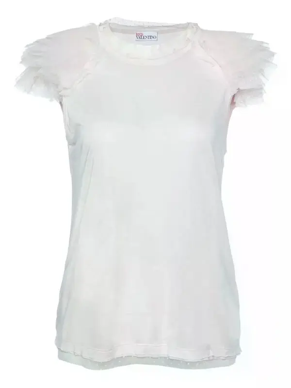 Valentino Garavani Ruffle-detail T-shirt