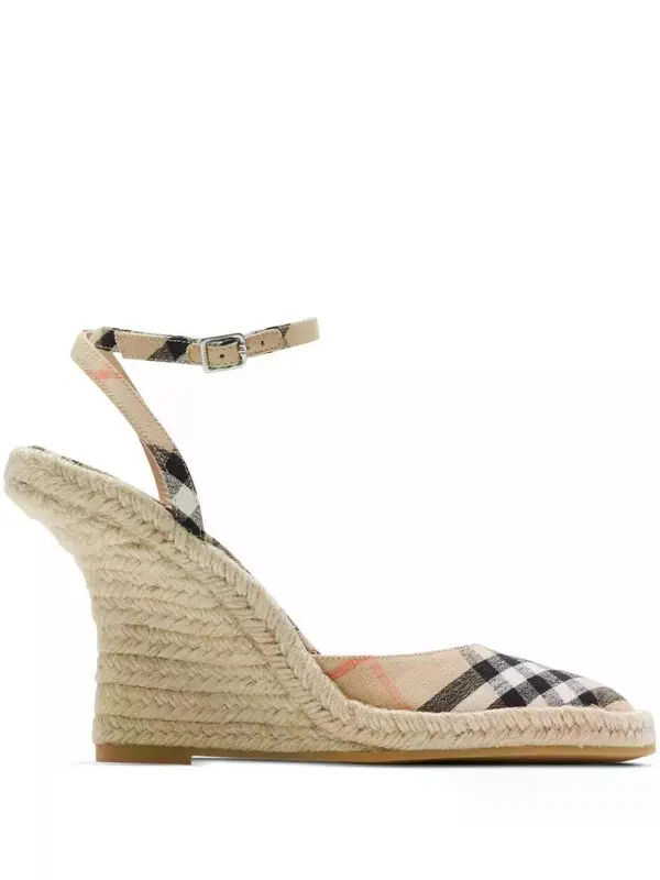 Burberry Mews Check Espadrilles
