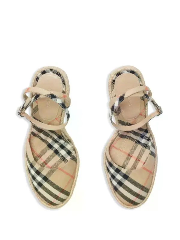 Burberry Mews Check Espadrilles