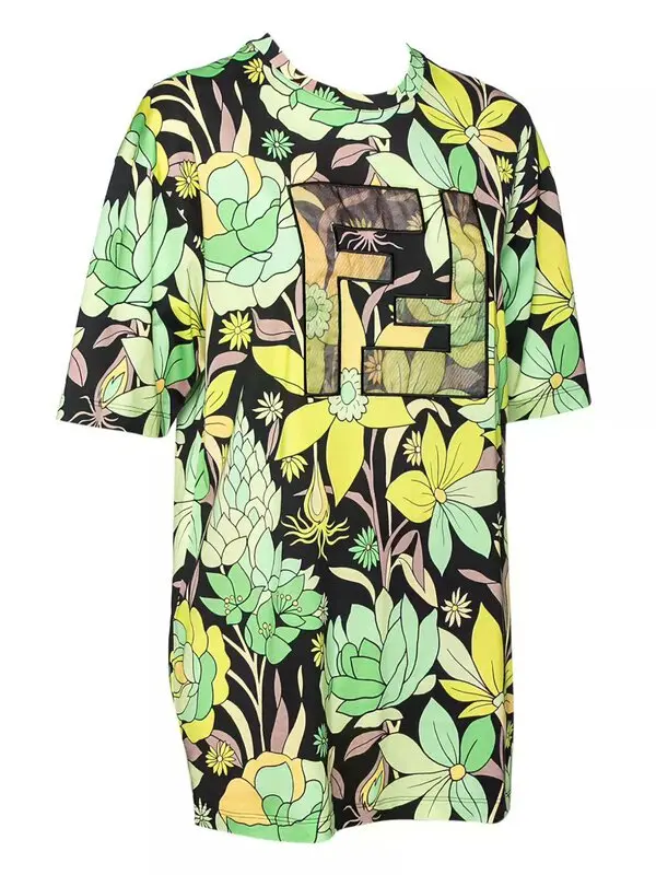 Fendi Floral-print T-shirt