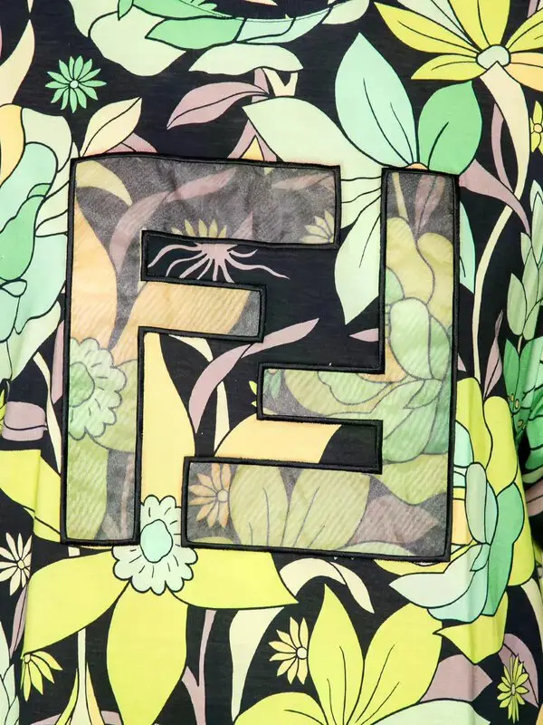 Fendi Floral-print T-shirt