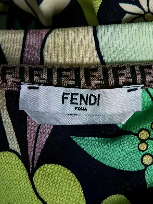 Fendi Floral-print T-shirt