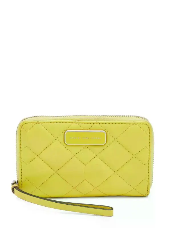 Marc Jacobs Quilted Leather Wallet - Yellow