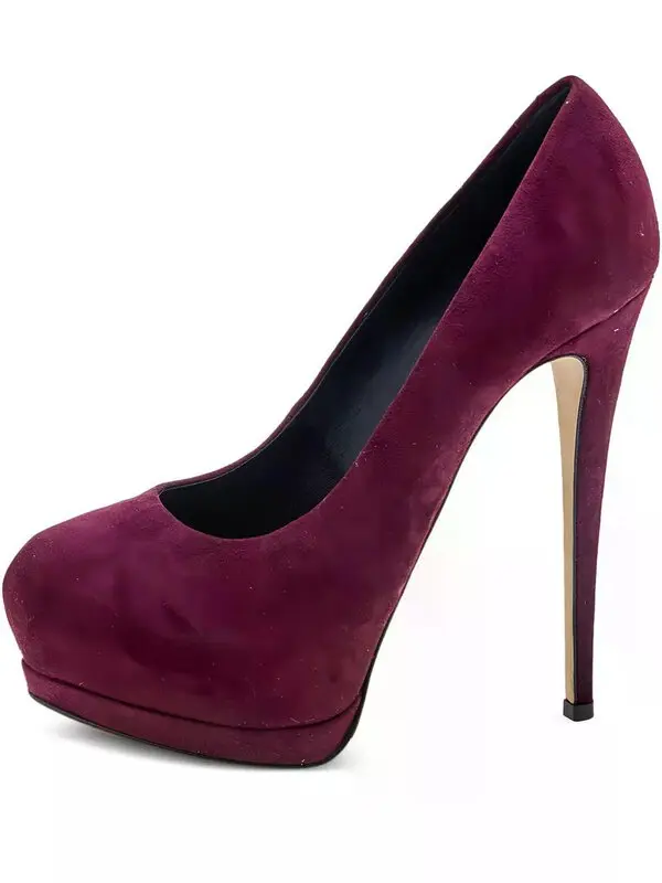GIUSEPPE ZANOTTI Suede Platform Stiletto Pumps
