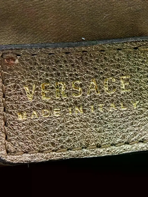 Versace Leather Tote Bag