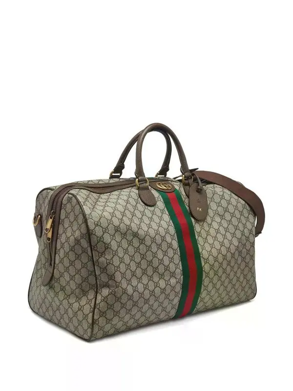 Gucci Savoy Monogram Stripe Duffle Bag