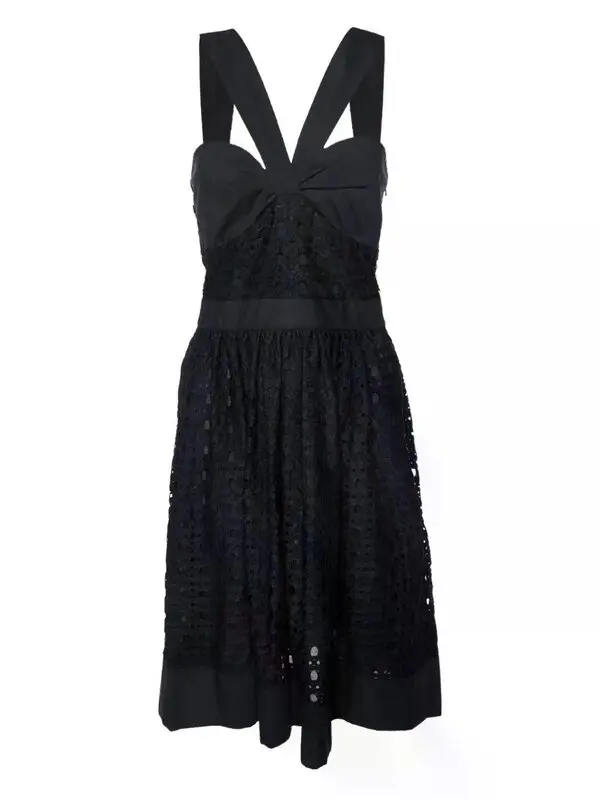 Moschino Lace-paneled Mini Dress
