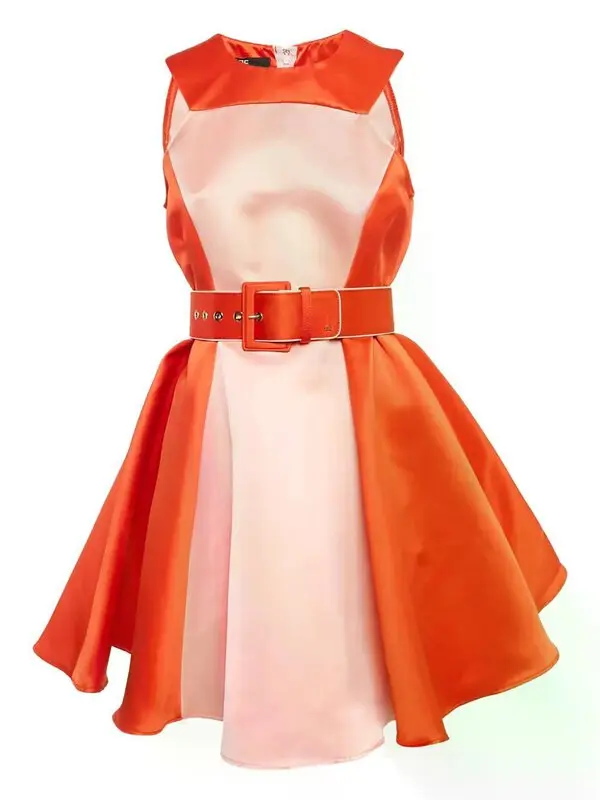 Elisabetta Franchi Belted Mini Dress