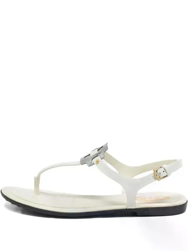 TOD'S Buckle Leather Sandals