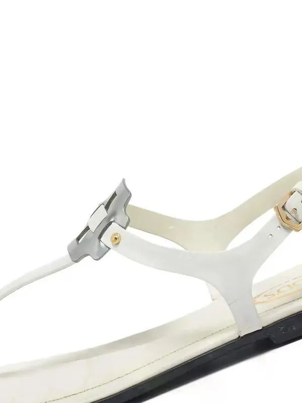 TOD'S Buckle Leather Sandals