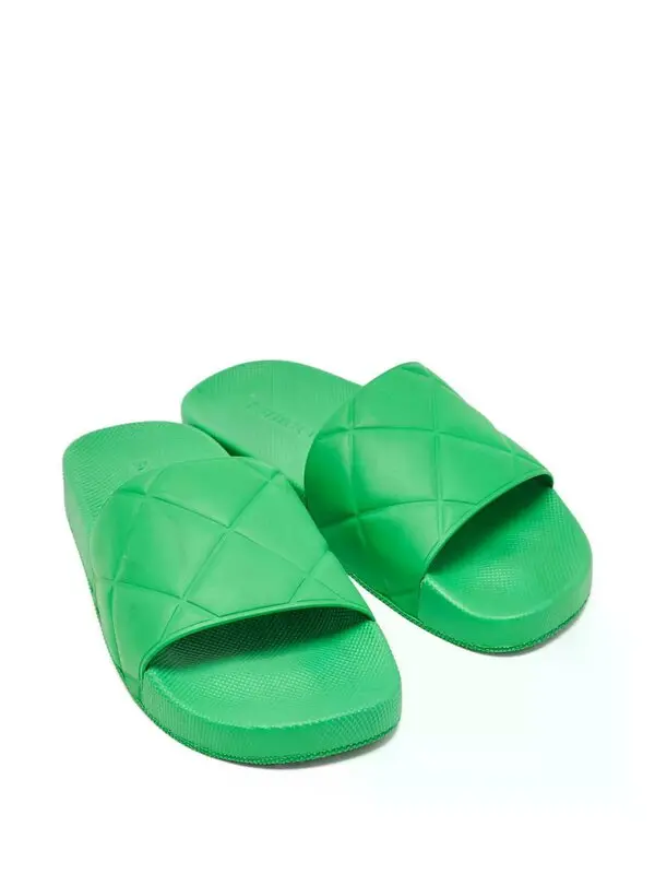 Bottega Veneta Diamond-pattern Slides
