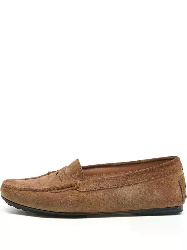 TOD'S Suede Penny Loafers