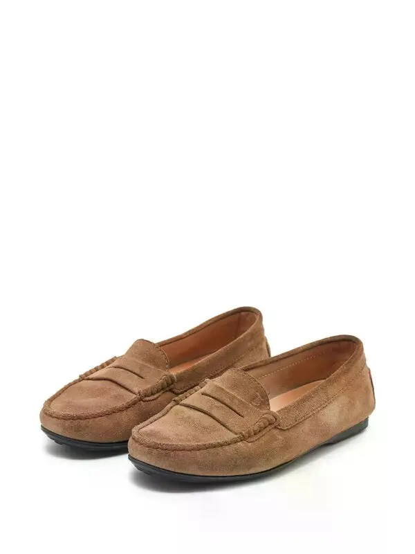 TOD'S Suede Penny Loafers