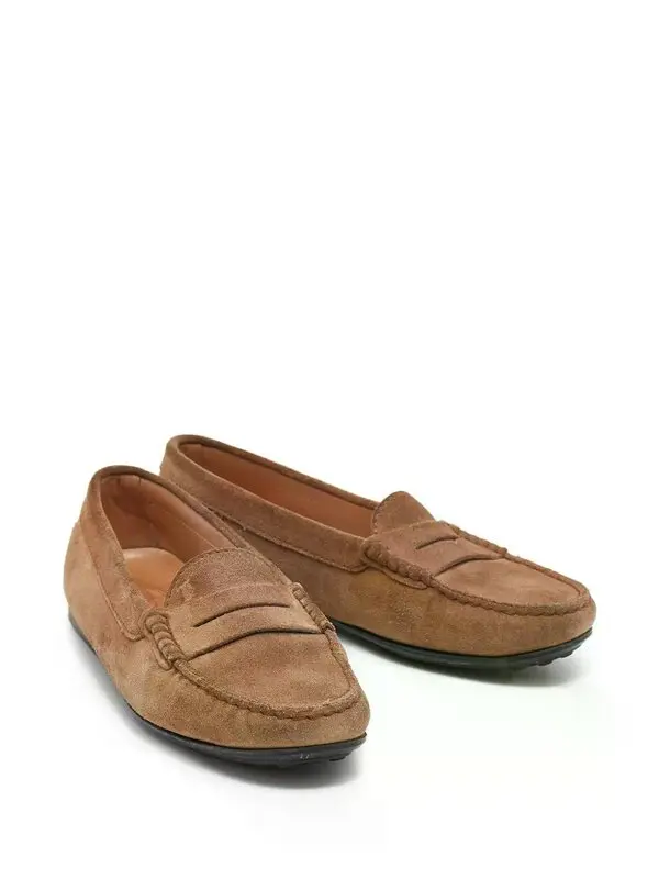 TOD'S Suede Penny Loafers