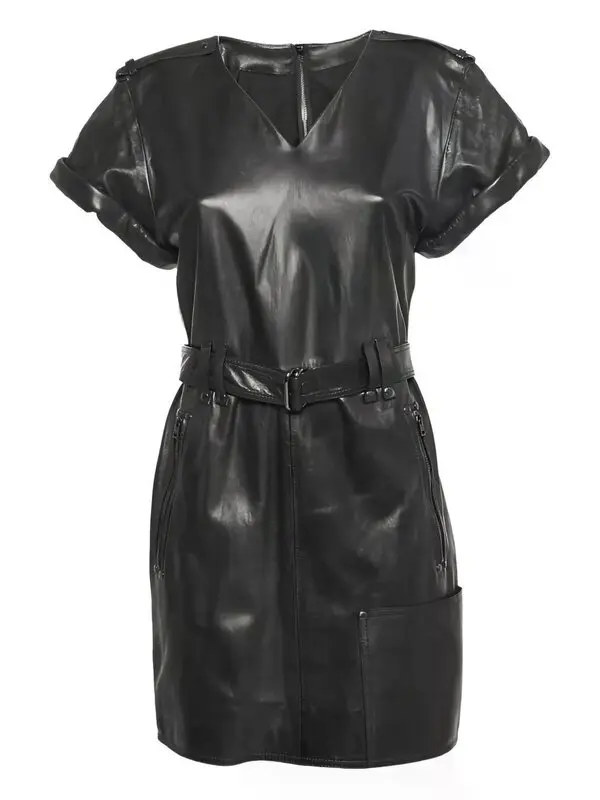TOM FORD Leather Midi Dress