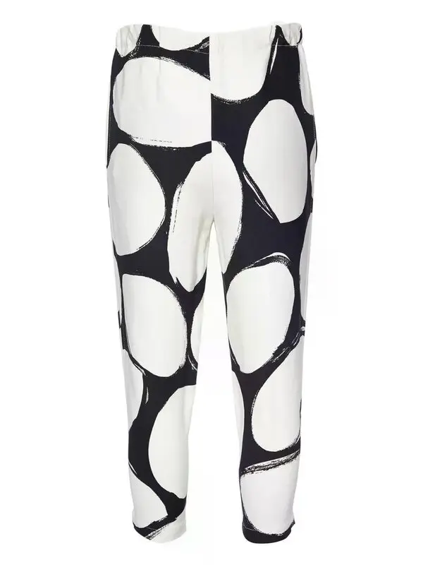 Marni Abstract-print Straight-leg Trousers