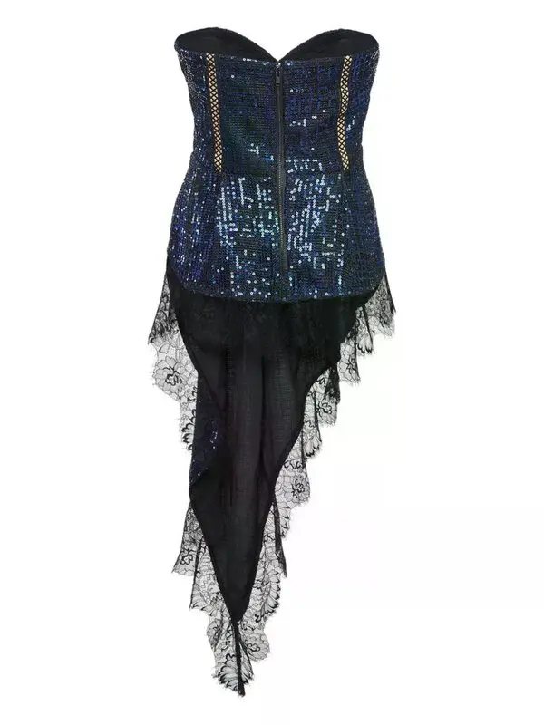 SELF-PORTRAIT Sequined Lace Top
