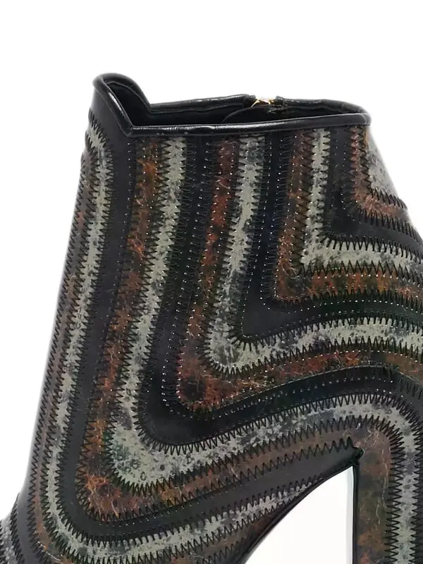 FERRAGAMO 115mm Patterned Boots