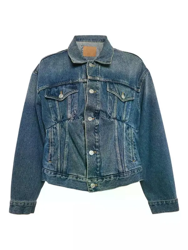 Balenciaga Darted-seams Denim Jacket