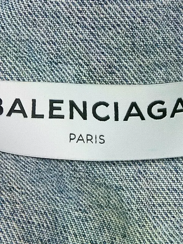 Balenciaga Darted-seams Denim Jacket