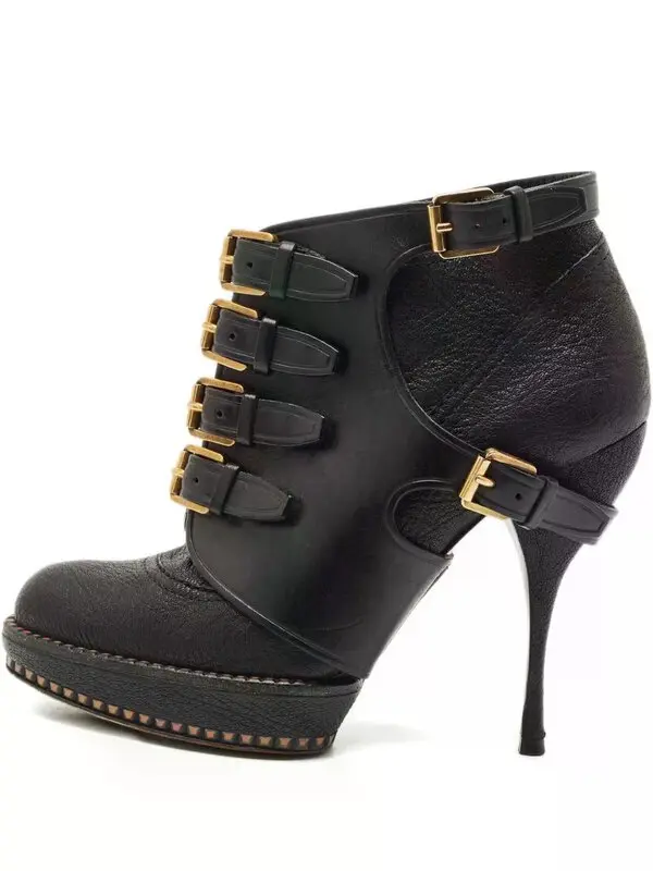 Dior 120mm Buckled Platform Boots