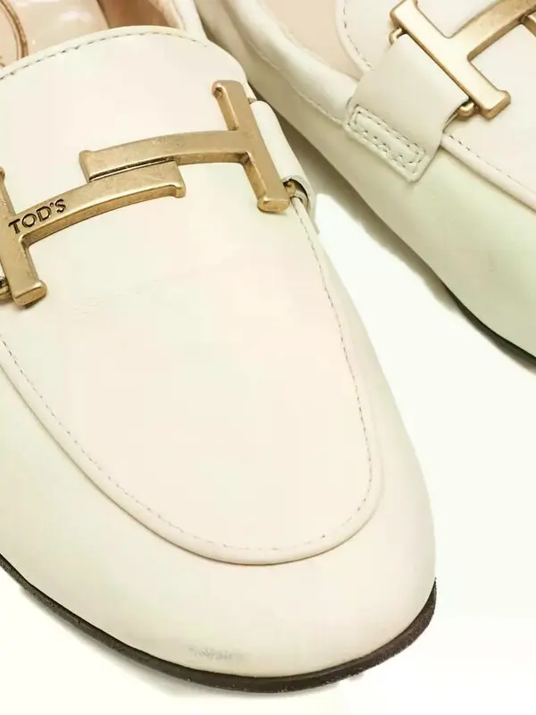 TOD'S Double T Leather Loafers