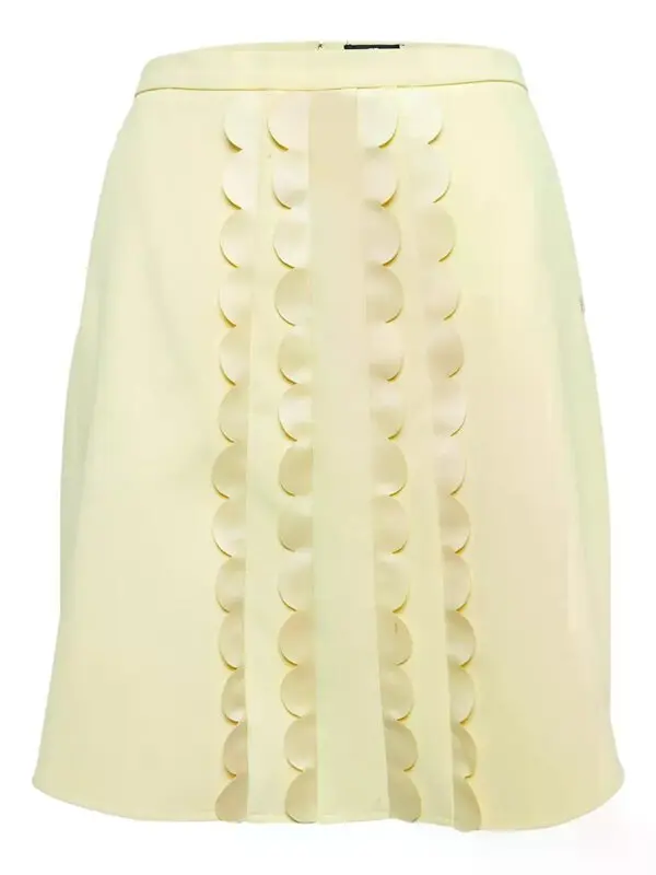Elisabetta Franchi Scalloped Panel A-line Skirt