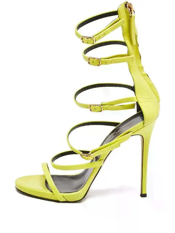 GIUSEPPE ZANOTTI 120mm Margaret Sandals - Green
