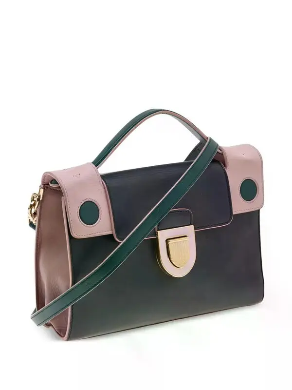 Dior Diorever Leather Shoulder Bag - Black