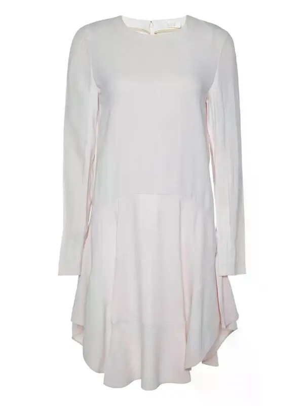 Chloé Long Sleeve Flared Skirt Dress