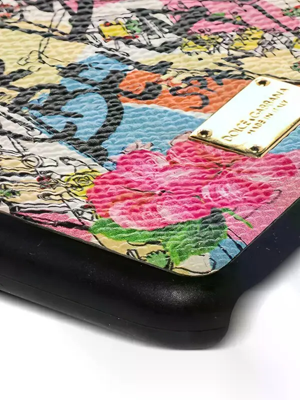 Dolce & Gabbana Graphic-print Leather Iphone 6/6s Case