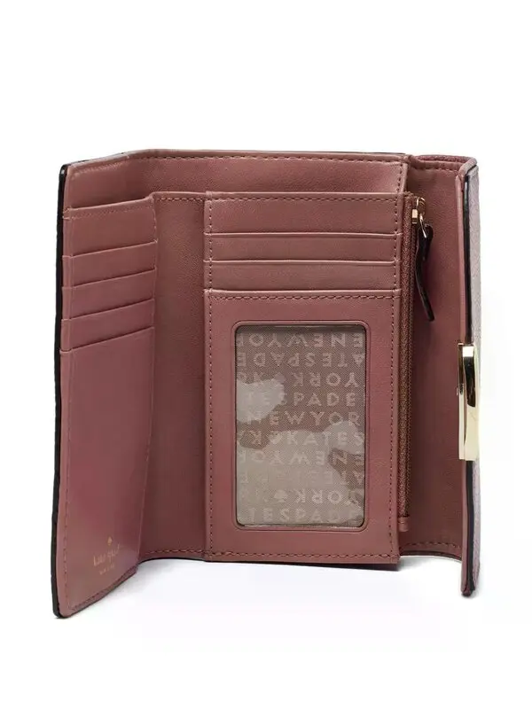 Kate Spade New York Pre-owned Logo-fastening Tri-fold Wallet