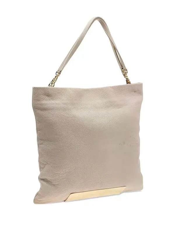 JIMMY CHOO Leather Charlie Tote Bag