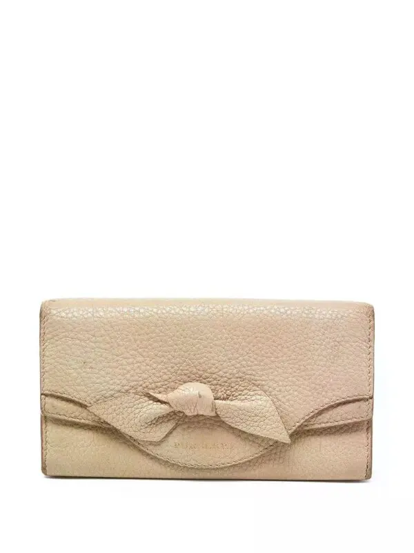 Burberry Bow Continental Wallet - Neutrals