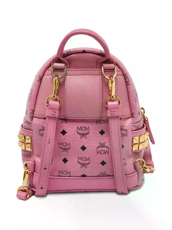 Mcm Mini Stark Bebe Boo Studded Visetos Backpack