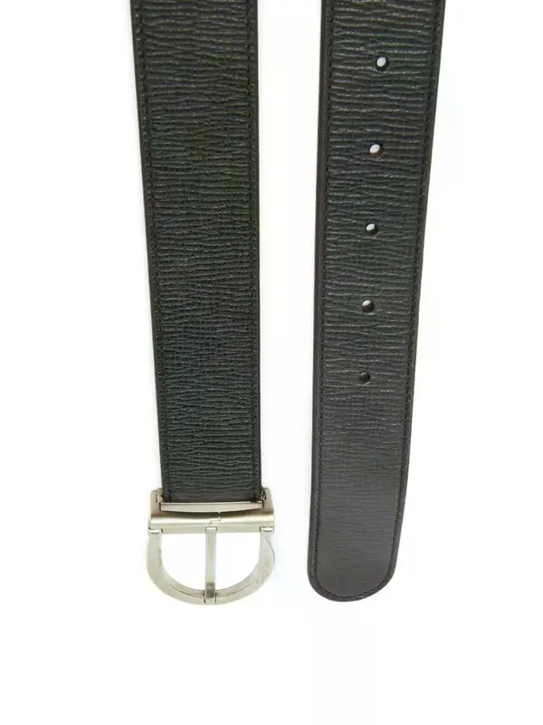 FERRAGAMO Textured Leather Belt