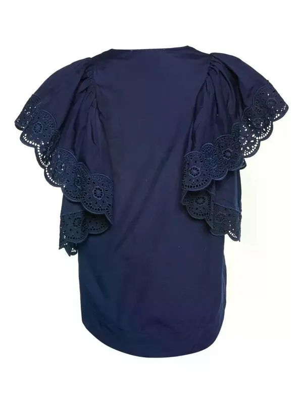 See By Chloé Scallop-trim Top