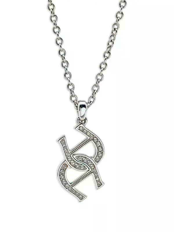 AIGNER Crystal Horseshoe Pendant Necklace