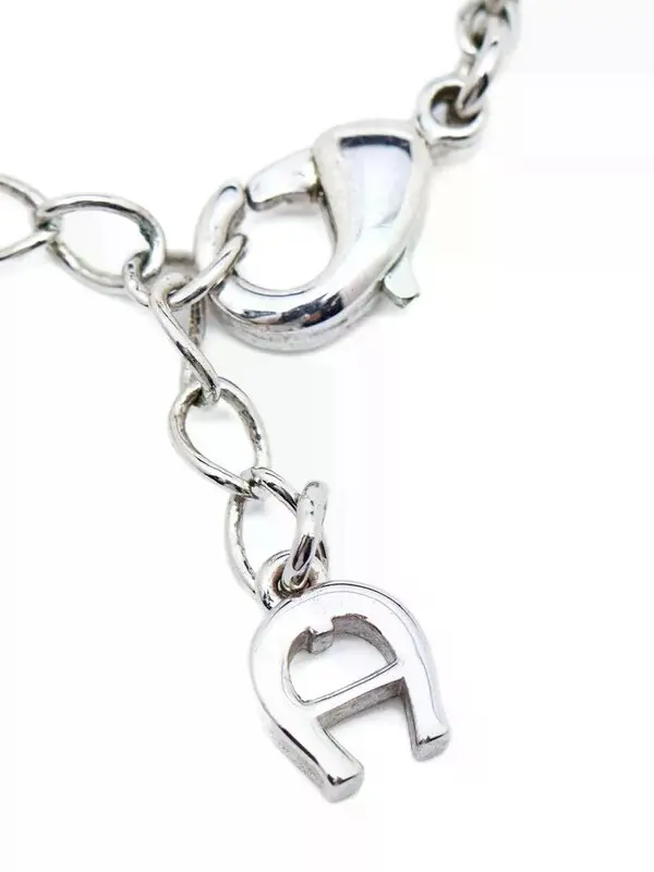 AIGNER Crystal Horseshoe Pendant Necklace