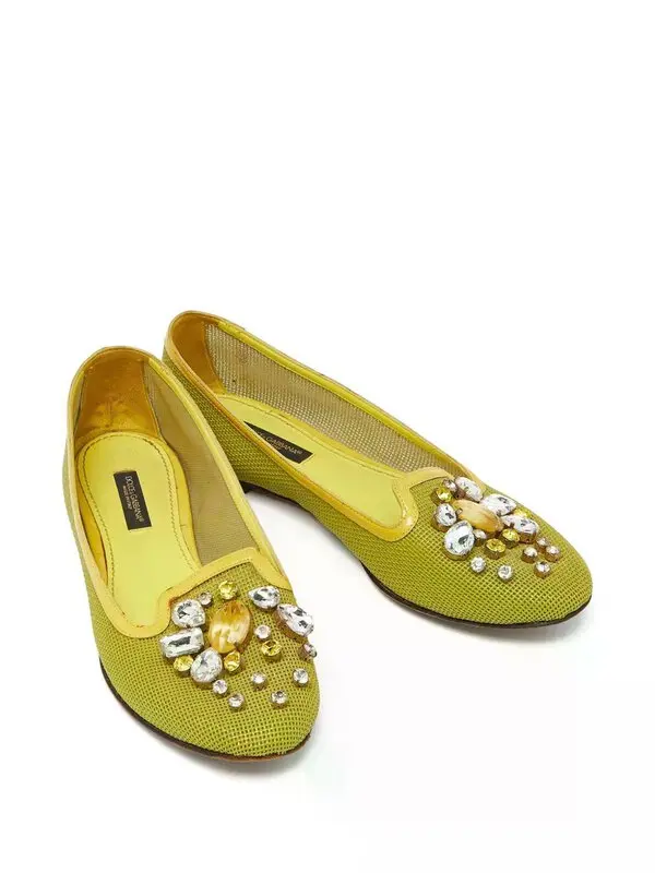 Dolce & Gabbana Embellished Ballet Flats