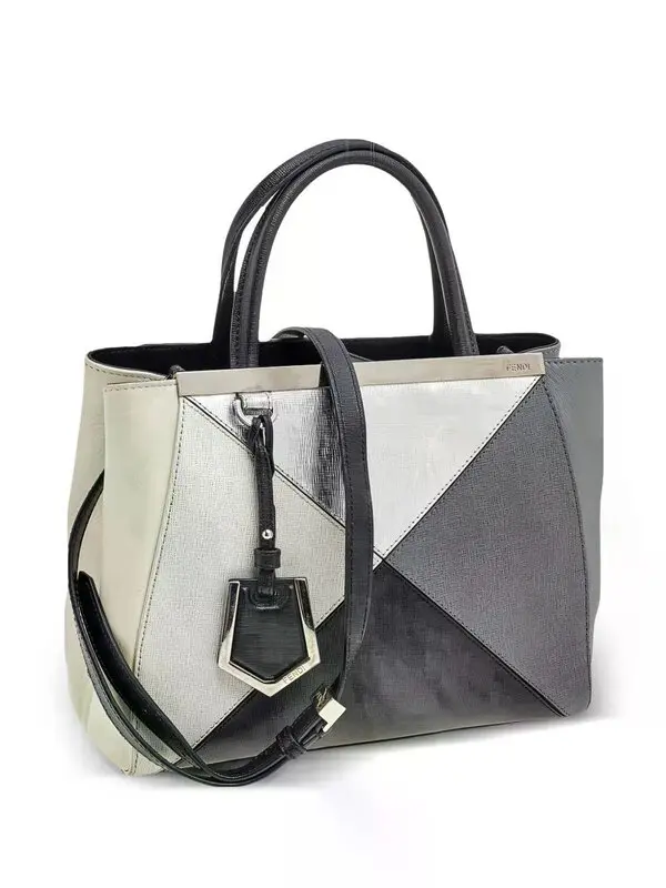 Fendi 2jours Geometric-panel Tote Bag
