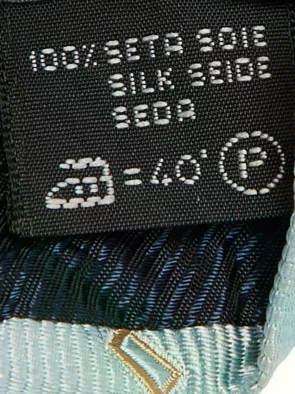 Ermenegildo Zegna Rectangle-pattern Silk Tie