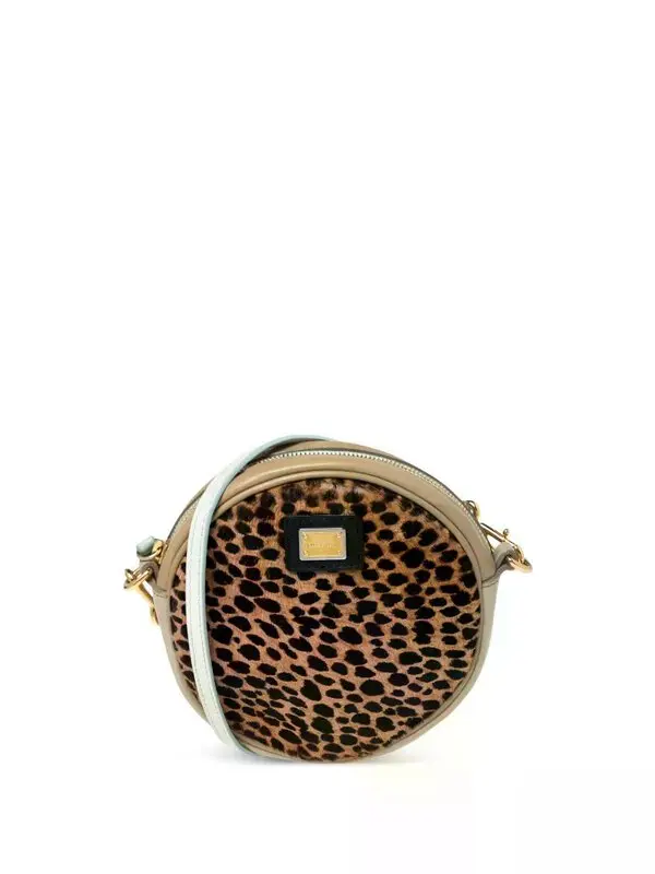 Dolce & Gabbana Leo Crepe Glam Shoulder Bag