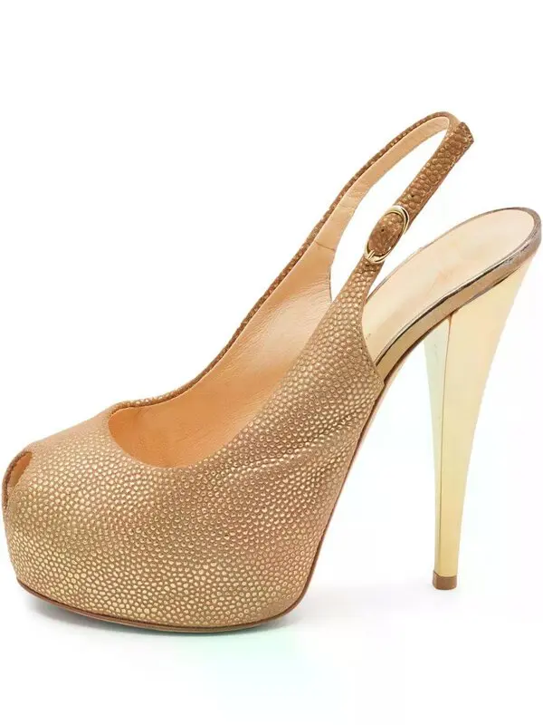 GIUSEPPE ZANOTTI 135mm Leather Pumps